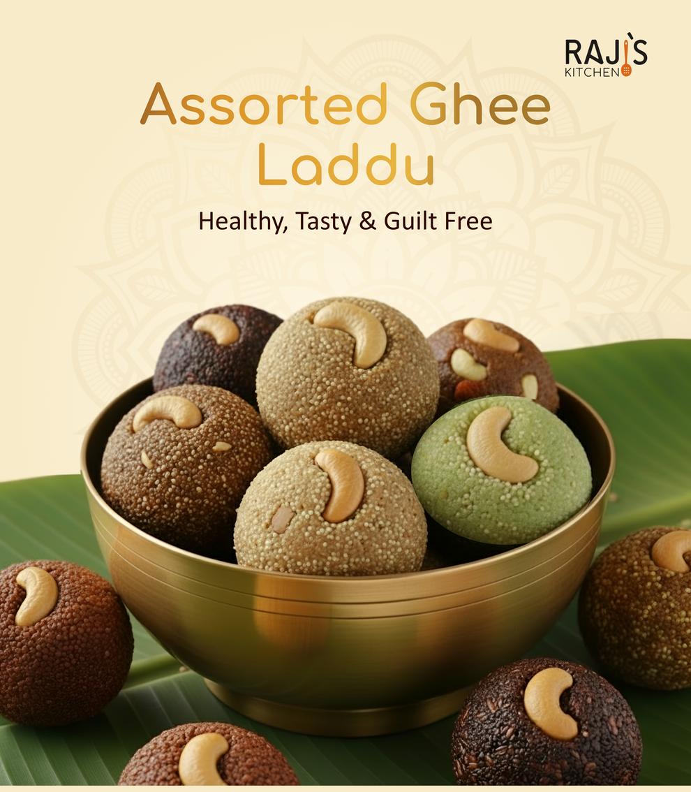 Assorted Ghee Laddu - Made with Millets