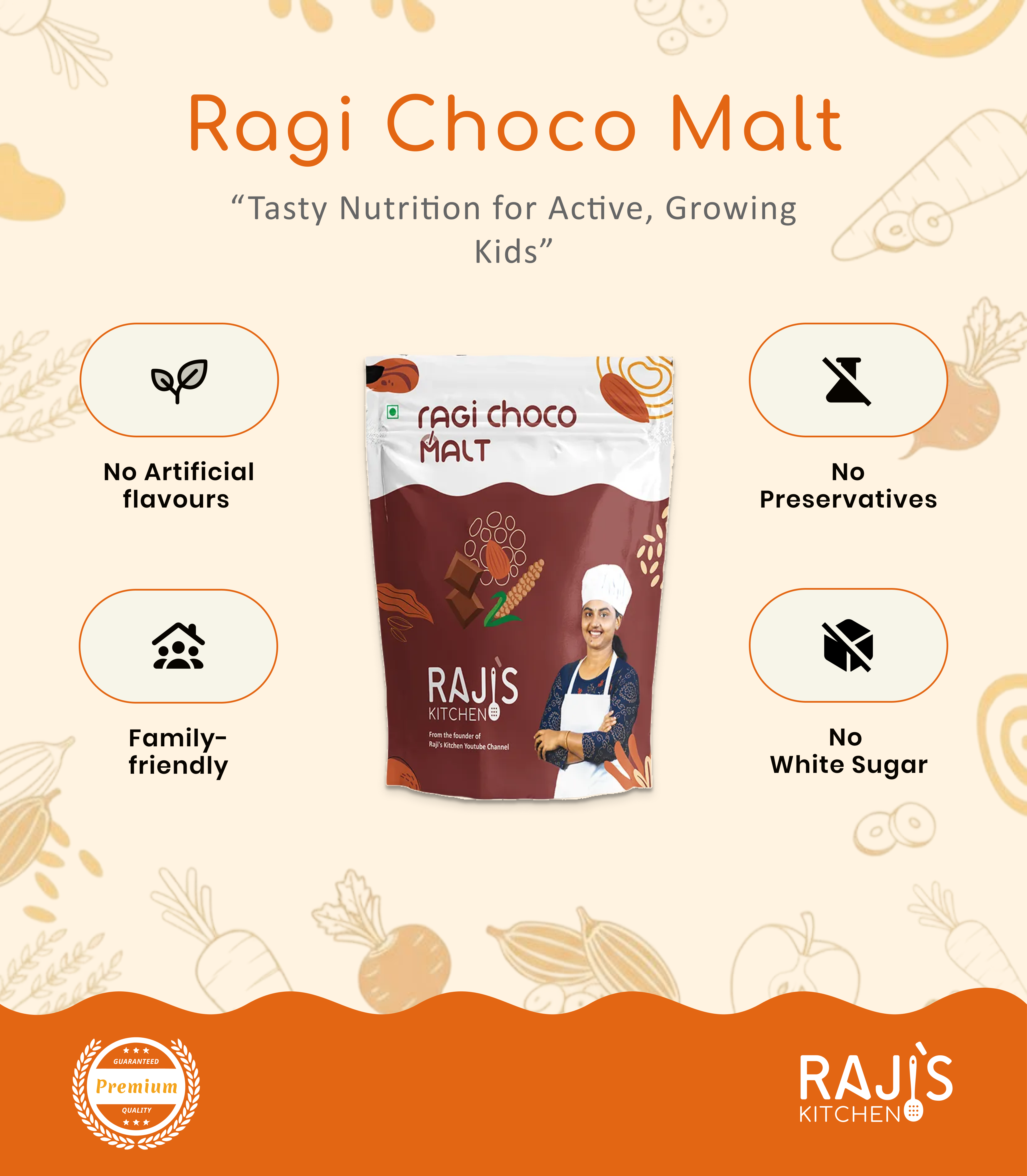 Buy Ragi Choco Malt online | Rajis Kitchen
