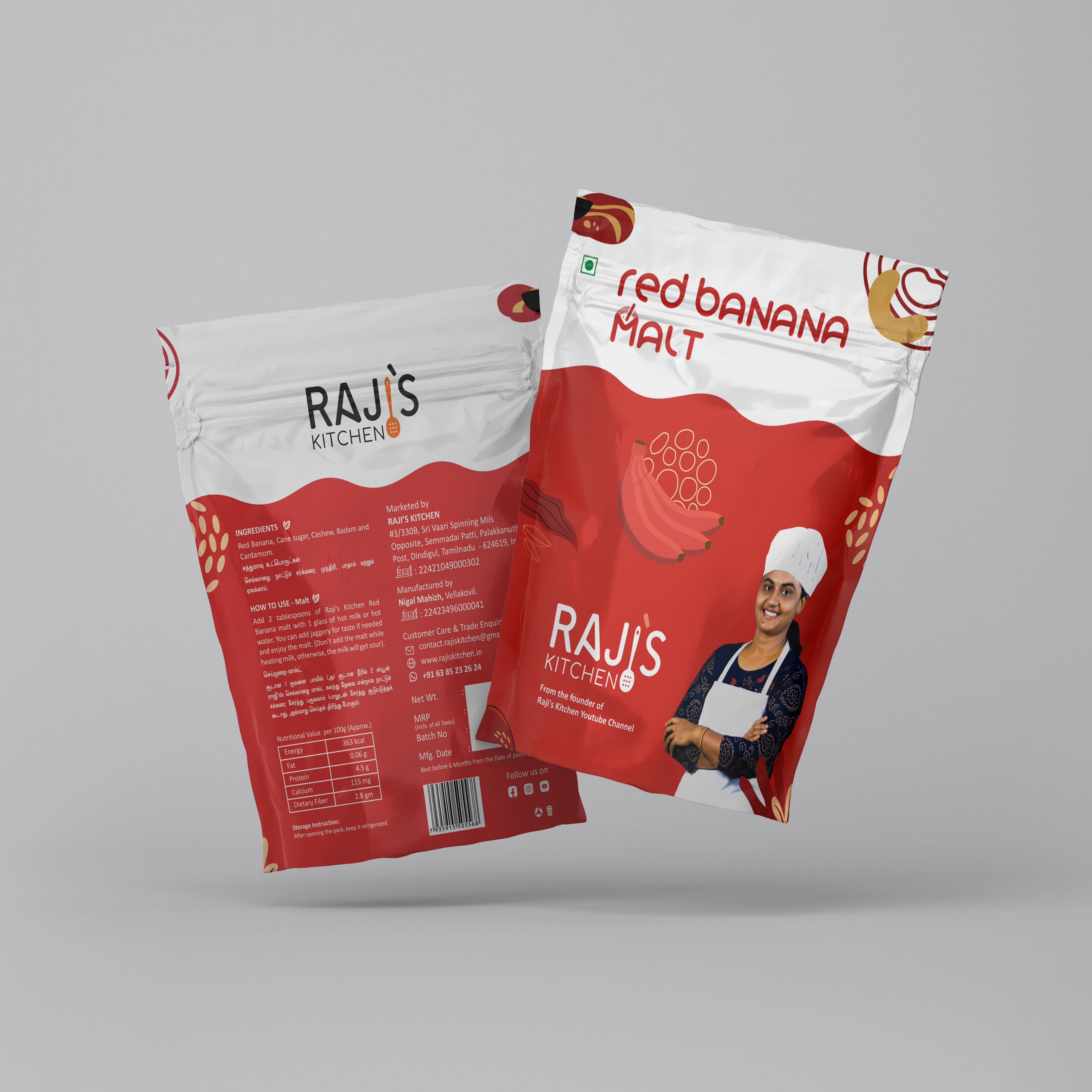 Buy Red Banana Malt Powder online | Rajis Kitchen
